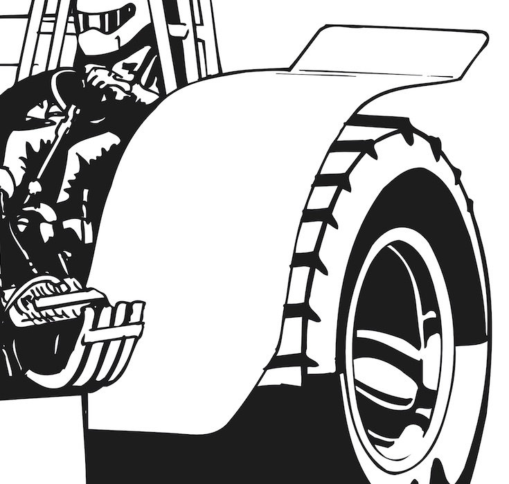 Pulling Tractor Highly Detailed Vector Clipart Image in .svg .eps .pdf ...