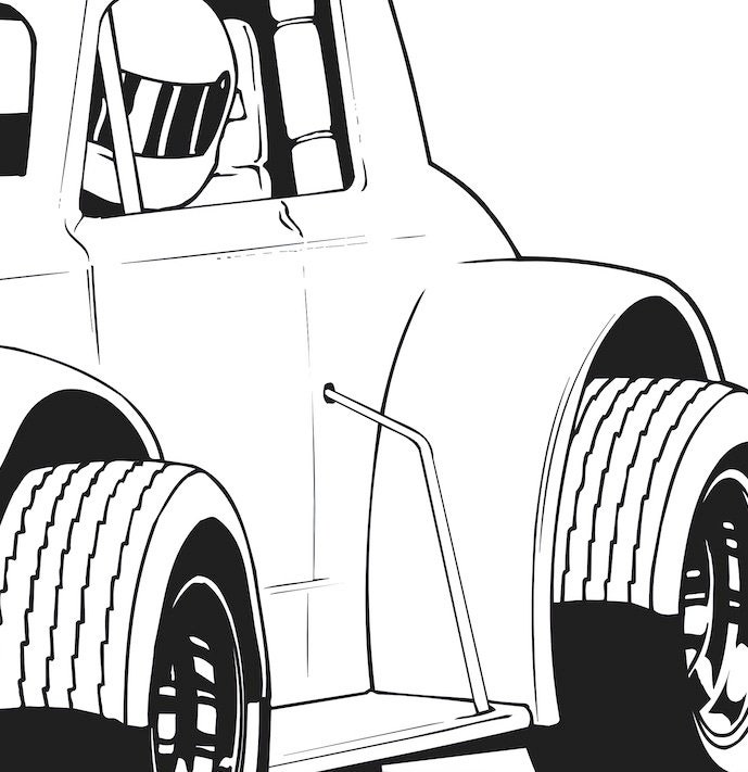Legend / Dwarf Race Car Highly Detailed Vector Image in .svg .pdf .eps ...