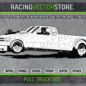 Pulling Truck Highly Detailed Vector Image in .svg .eps .pdf .png .jpg ...