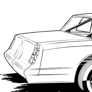 Dirt Track Street Stock Race Car Highly Detailed Vector Image in .svg ...