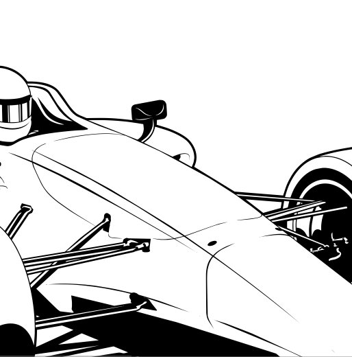 Indycar Indy Lights Race Car Highly Detailed Image in .svg .ai .eps ...