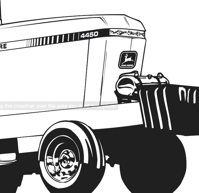Pulling Tractor Highly Detailed Vector Clipart Image in .svg .eps .pdf ...