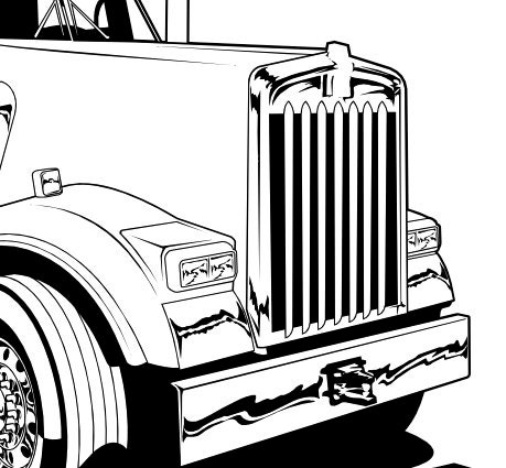 Wrecker / Tow Truck Highly Detailed Vector Clipart Image in .svg .eps ...