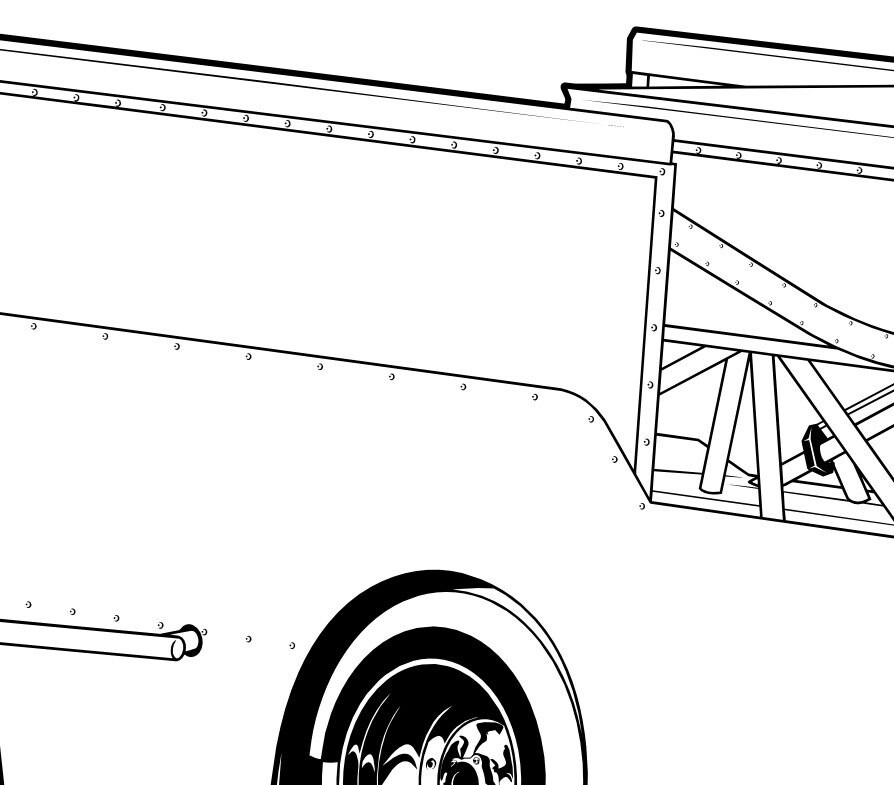 Outlaw Figure 8 Late Model Highly Detailed Vector Clipart Image in .svg ...