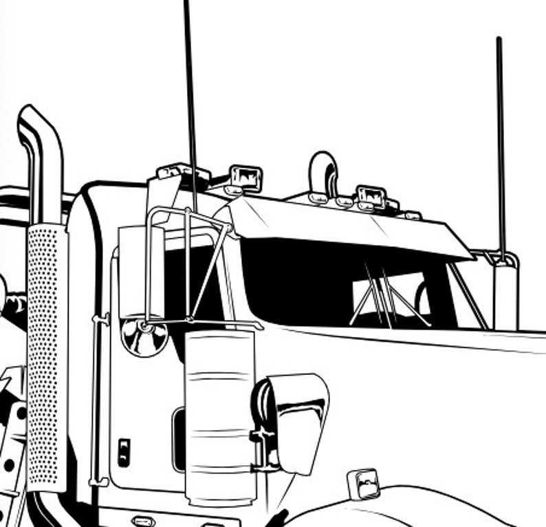 Wrecker / Tow Truck Highly Detailed Vector Clipart Image in .svg .eps ...