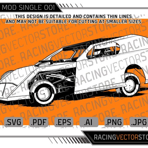 Modified Dirt Race Car Image in .svg .ai .eps .pdf .png .jpg - Etsy
