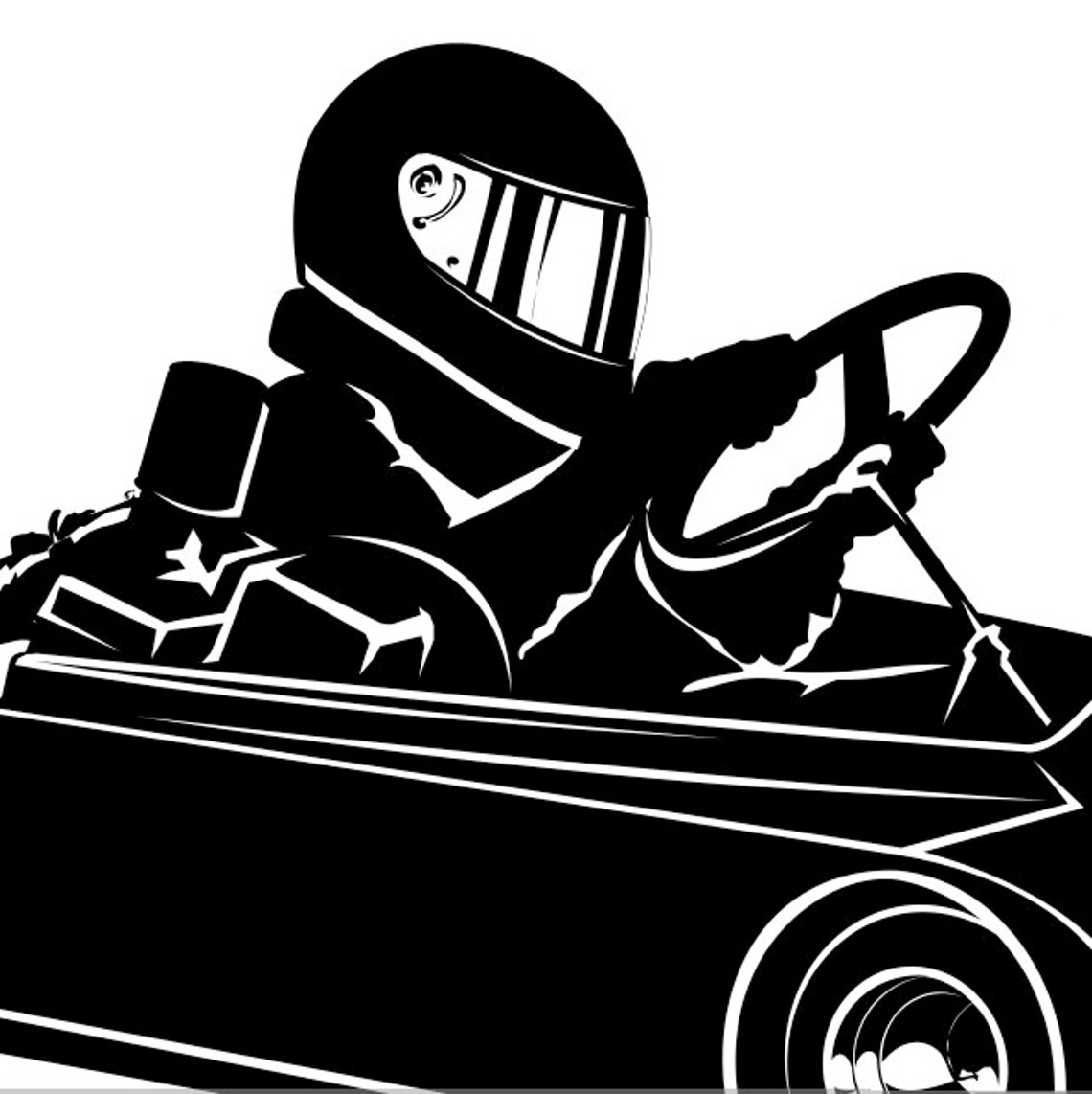 Go Kart Racing Vector Image in .svg .eps .pdf .png .jpg - Etsy