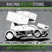 Dirt Late Model Vintage Race Car Highly Detailed Vector Image in .svg ...