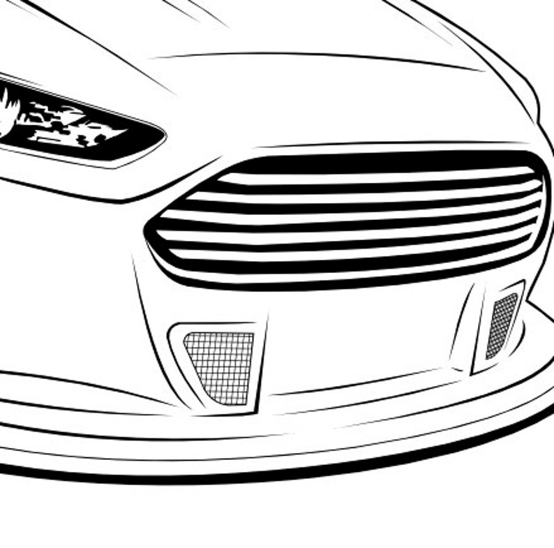 NASCAR Cup Race Car Highly Detailed Vector Clipart Image in .svg .ai ...