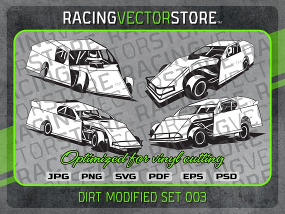 Modified Race Car Clipart
