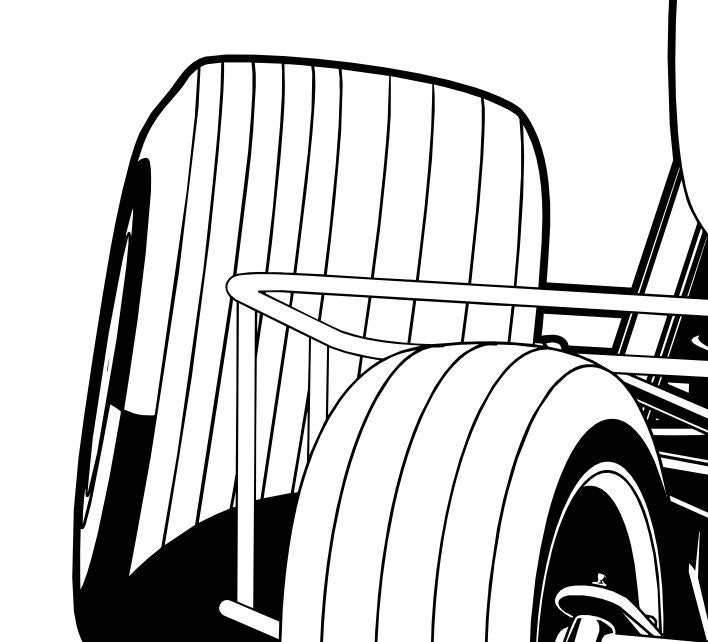 Dirt Micro Sprint Mini Sprint Race Car Highly Detailed Vector Image in ...