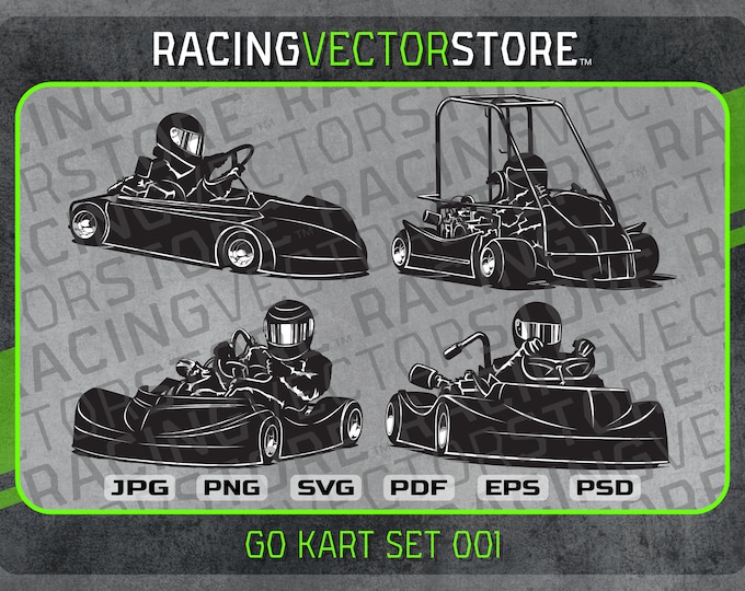 Go Kart Racing Wraps, Graphics, Decals, Stickers, Numbers, Logos ...