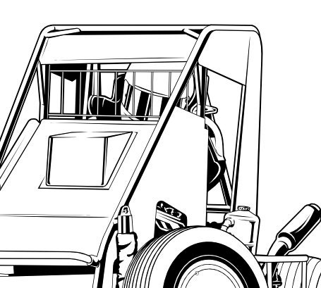 Dirt Track Midget Race Car Highly Detailed Vector Image in .svg .ai ...