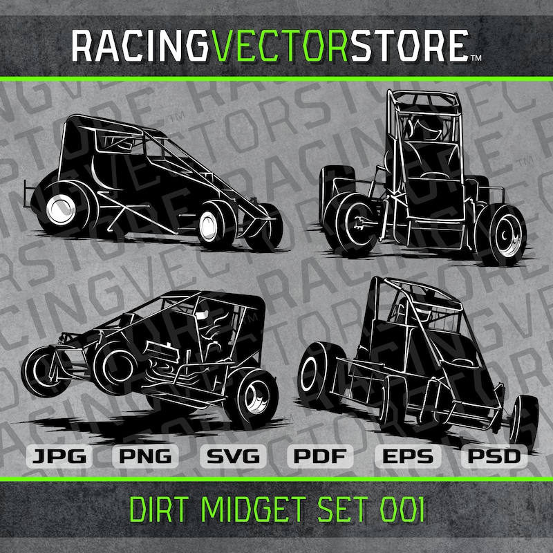Midget Race Car Kit - Etsy Australia