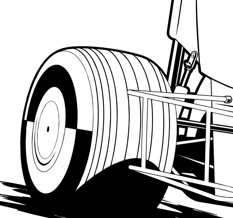 Dirt Micro Sprint Mini Sprint Race Car Highly Detailed Vector Image in ...