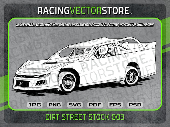 Racing Stock Car Vector
