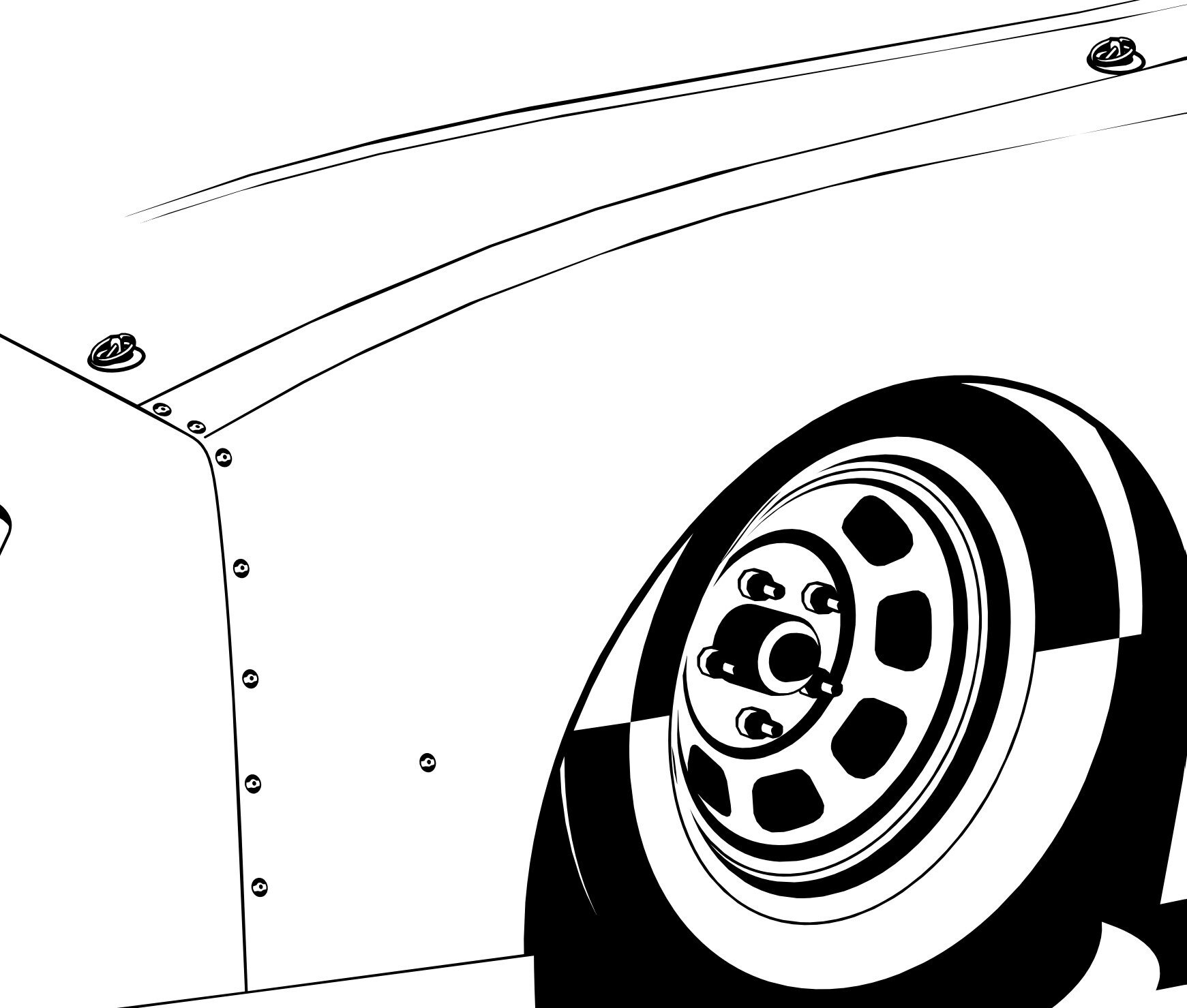 Pavement Street Stock Race Car Highly Detailed Image in .svg .ai .eps ...