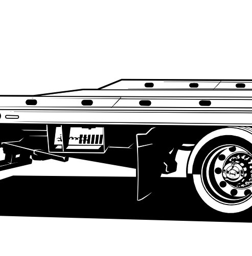 Wrecker / Roll Back Highly Detailed Vector Clipart Image in .svg .eps ...