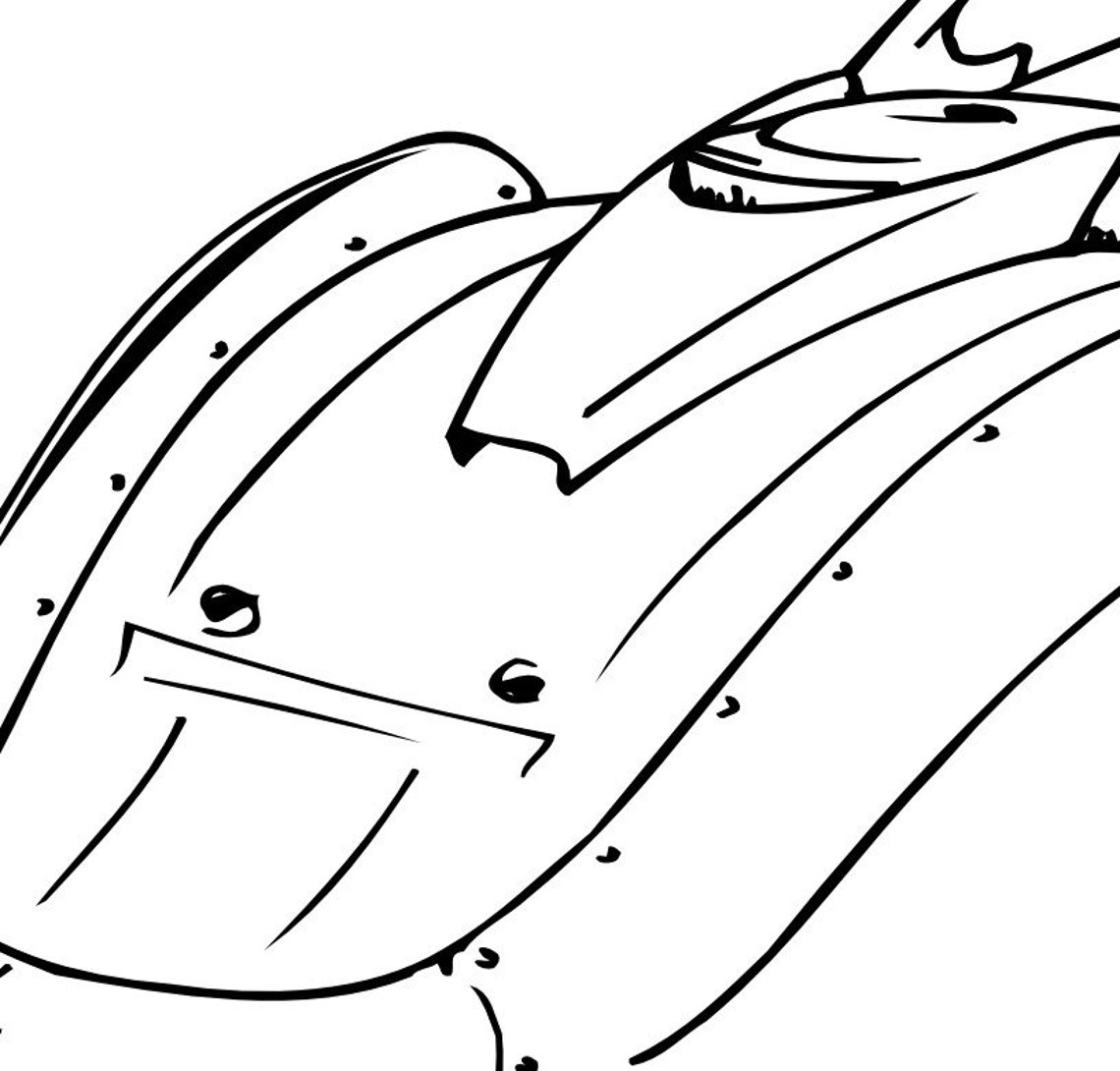 Cartoon Dirt Late Model Race Car Highly Detailed Vector Image in .svg ...