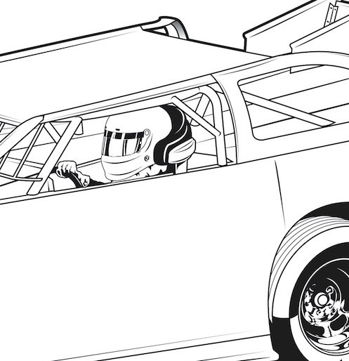 Dirt Super Stock Street Stock / Sportsman Race Car Highly Detailed ...