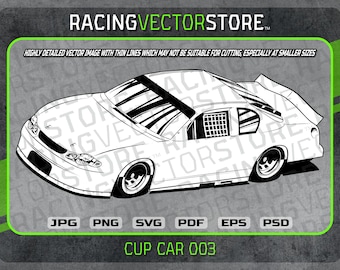 Cartoon Wing Sprint Car Race Car Highly Detailed FULL COLOR Clip Art ...