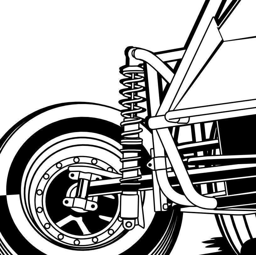 Dirt Midget Race Car Highly Detailed Vector Image in .svg .eps .pdf ...