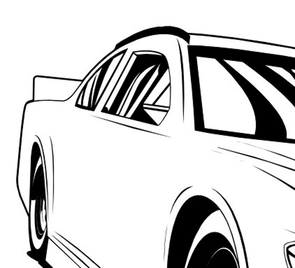 NASCAR Cup Race Car Highly Detailed Vector Image in .svg .ai .pdf .eps ...