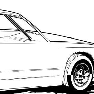 Dirt Track Street Stock Race Car Highly Detailed Vector Image in .svg ...