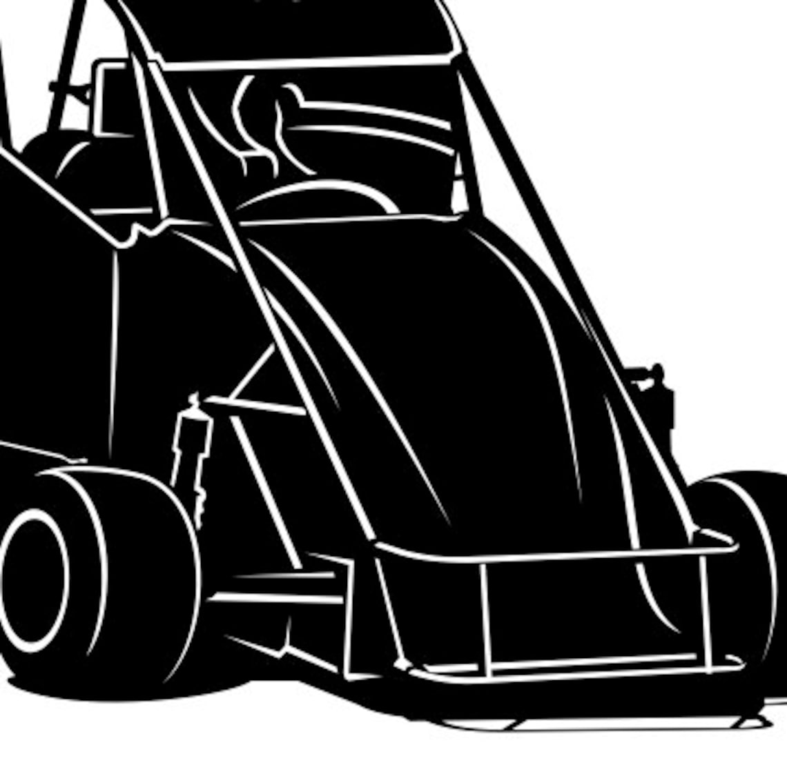Quarter Midget Race Car Image in .svg .ai .eps .pdf .png .jpg - Etsy