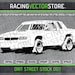 Dirt Track Street Stock Race Car Highly Detailed Vector Image in .svg ...