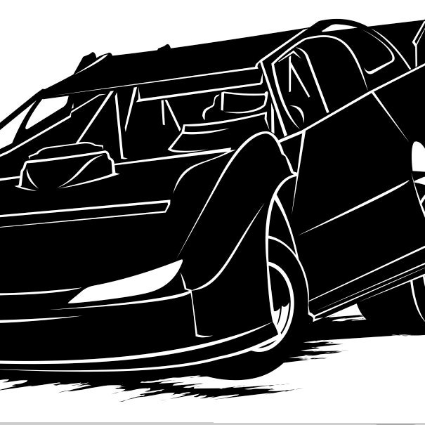 Late Model Dirt Race Car Vector Clipart Images in .svg. Eps. .pdf .jpg ...