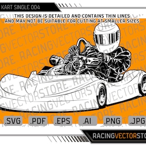 Dirt Track Go Kart Race Car Highly Detailed Vector Clipart Image in ...