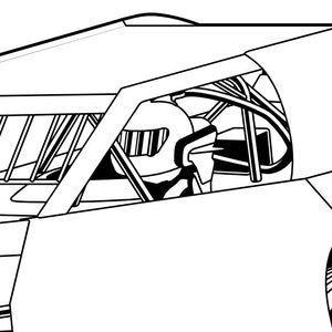 Dirt Modified Race Car Highly Detailed Vector Image in .svg .eps .pdf ...