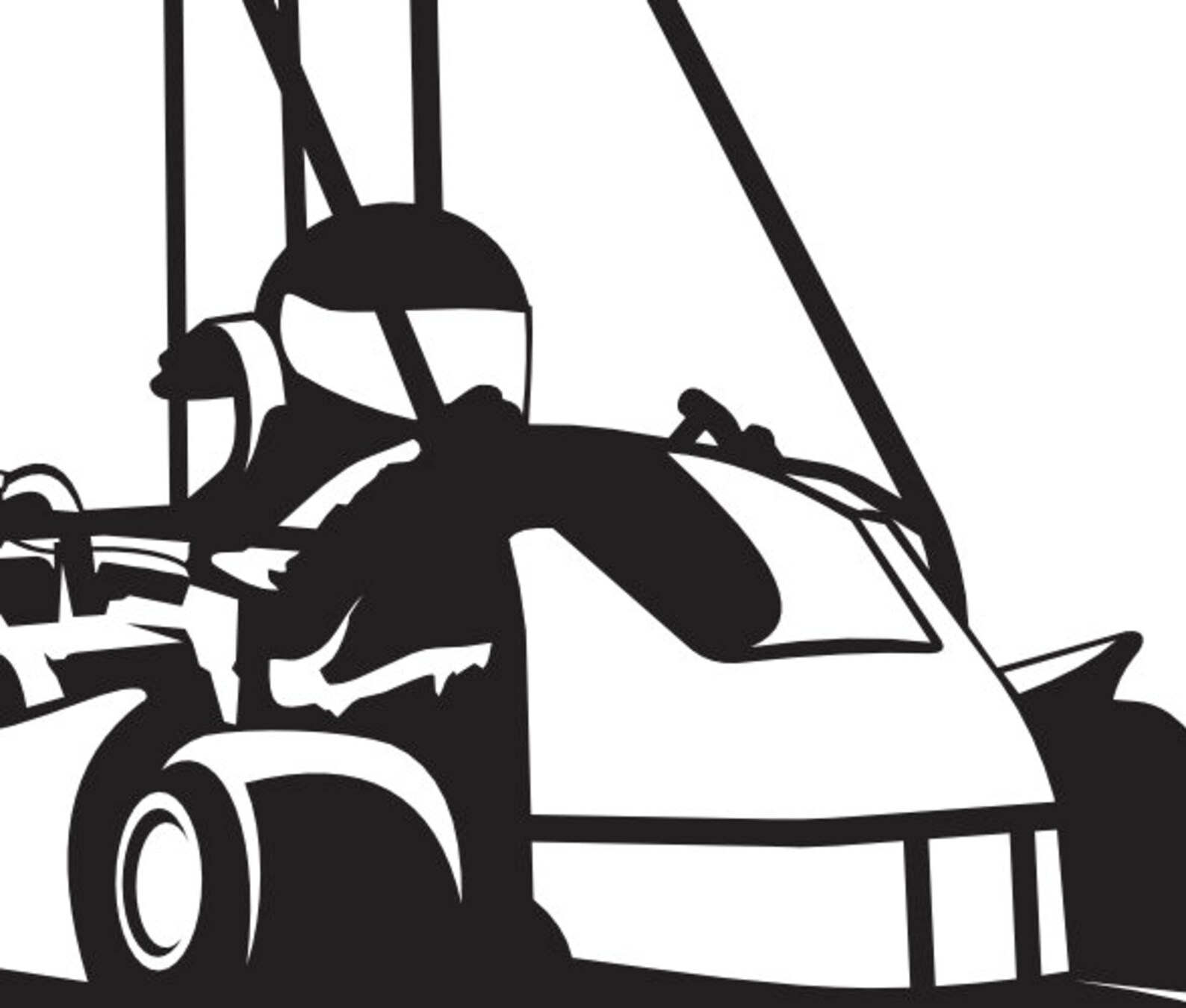 Go Kart Dirt Race Car Vector Clipart Image Cuttable in .svg. Eps. .pdf ...