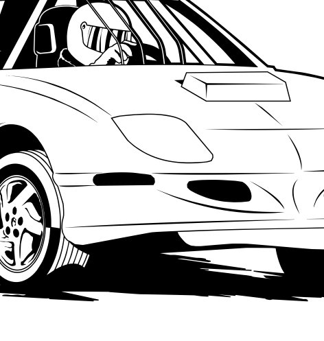 Dirt Hornet 4 Cylinder Race Car Highly Detailed Image in .svg .ai .eps ...