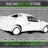 Pavement Late Model Race Car Highly Detailed Image in .svg .ai .eps .pdf .png .jpg .dxf ...