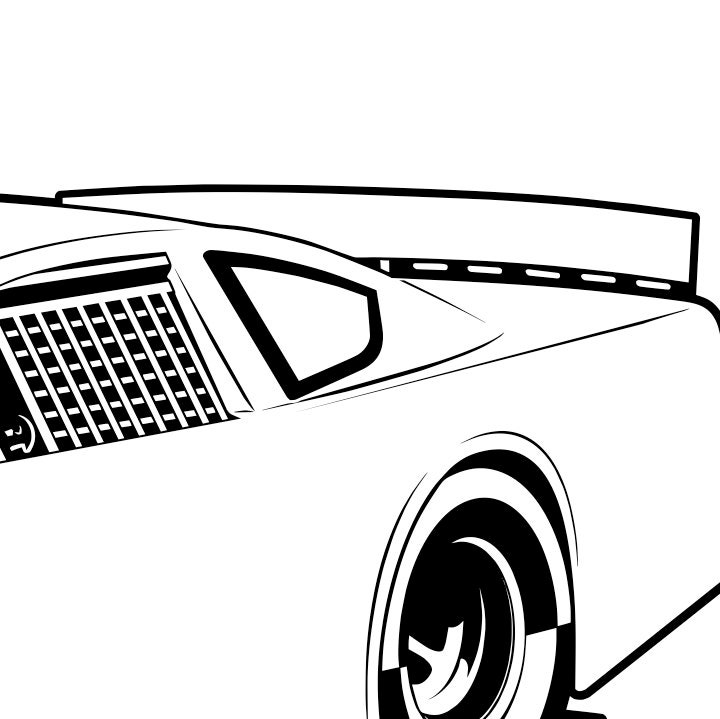 Pavement Late Model Race Car Highly Detailed Vector Image in .svg .ai ...