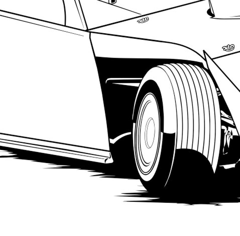 Dirt Modified Race Car Detailed Vector Image in .svg .ai .eps .pdf .png ...