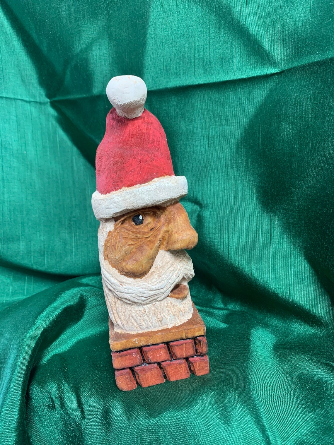 Santa in the Chimney - Etsy