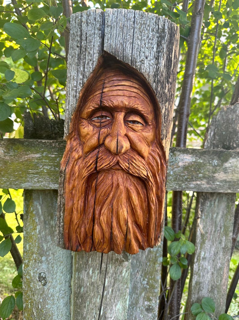 Sleepy Wood Spirit - Etsy