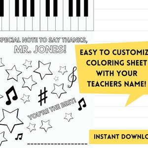 Music Teacher Appreciation Gift Teacher Appreciation Week - Etsy