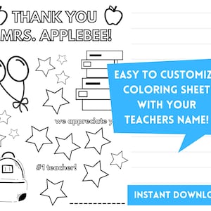 Teacher Appreciation Gift | Teacher Appreciation Printable | Teacher ...