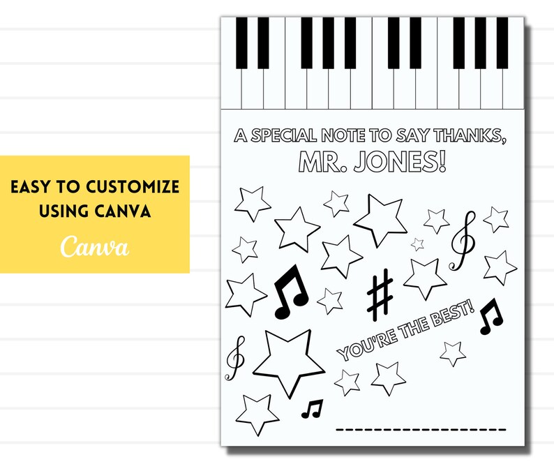 Music Teacher Appreciation Gift Teacher Appreciation Week - Etsy