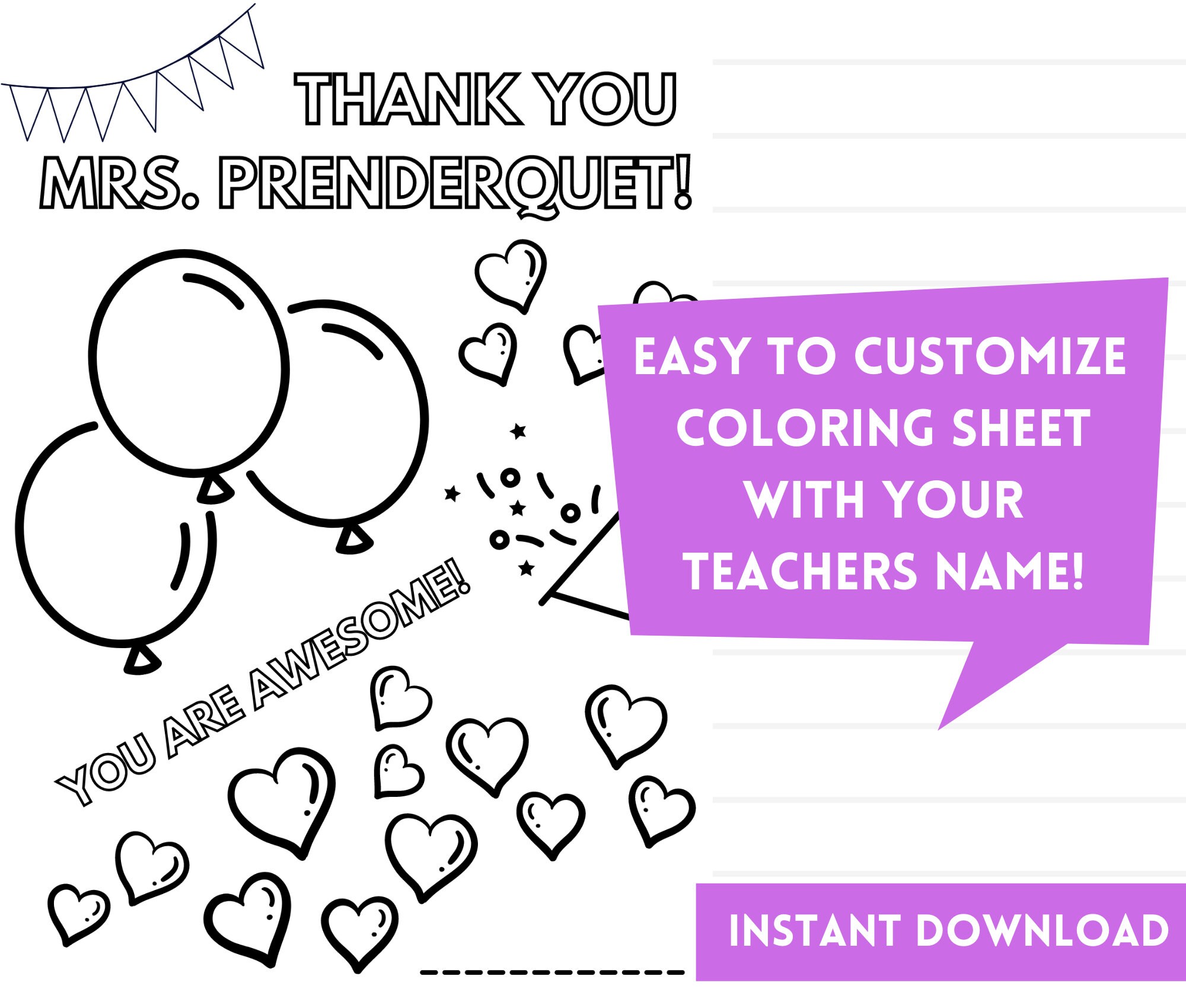 Teacher Appreciation Gift | Teacher Appreciation Week | Teacher ...