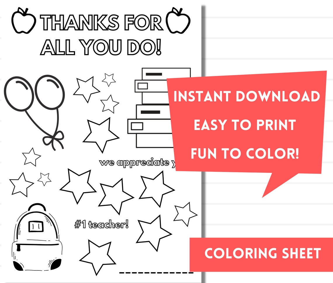 Teacher Appreciation Gift | Teacher Appreciation Printable | Teacher ...