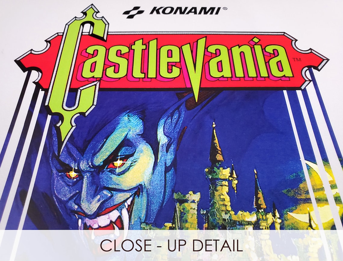 Castlevania Poster NES Box Art Print Video Game 11 X 17 Restoration - Etsy