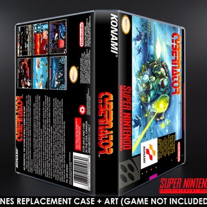 Cybernator - SNES Horizontal Case - No Game - Replacement Storage Case ...