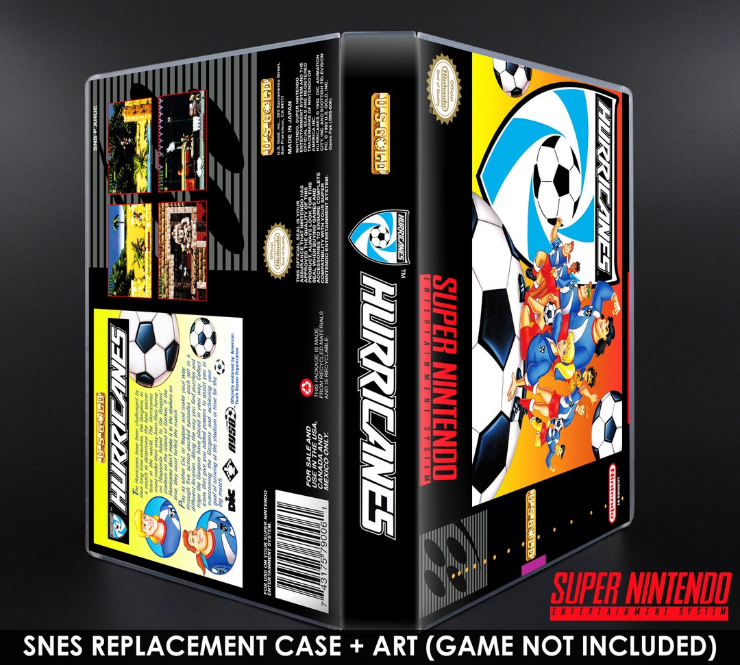 Hurricanes - SNES Horizontal Case - No Game - Replacement Storage Case ...