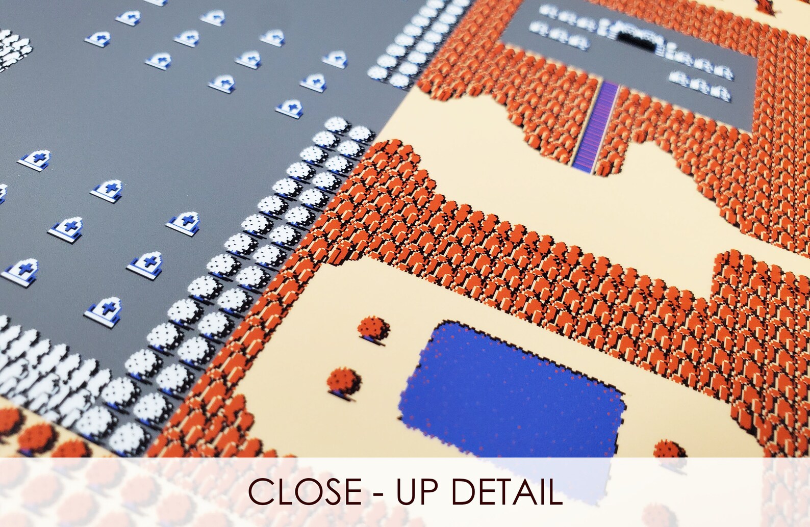 Zelda World Map Panoramic Video Game Poster Photo Quality Art Print 13 ...