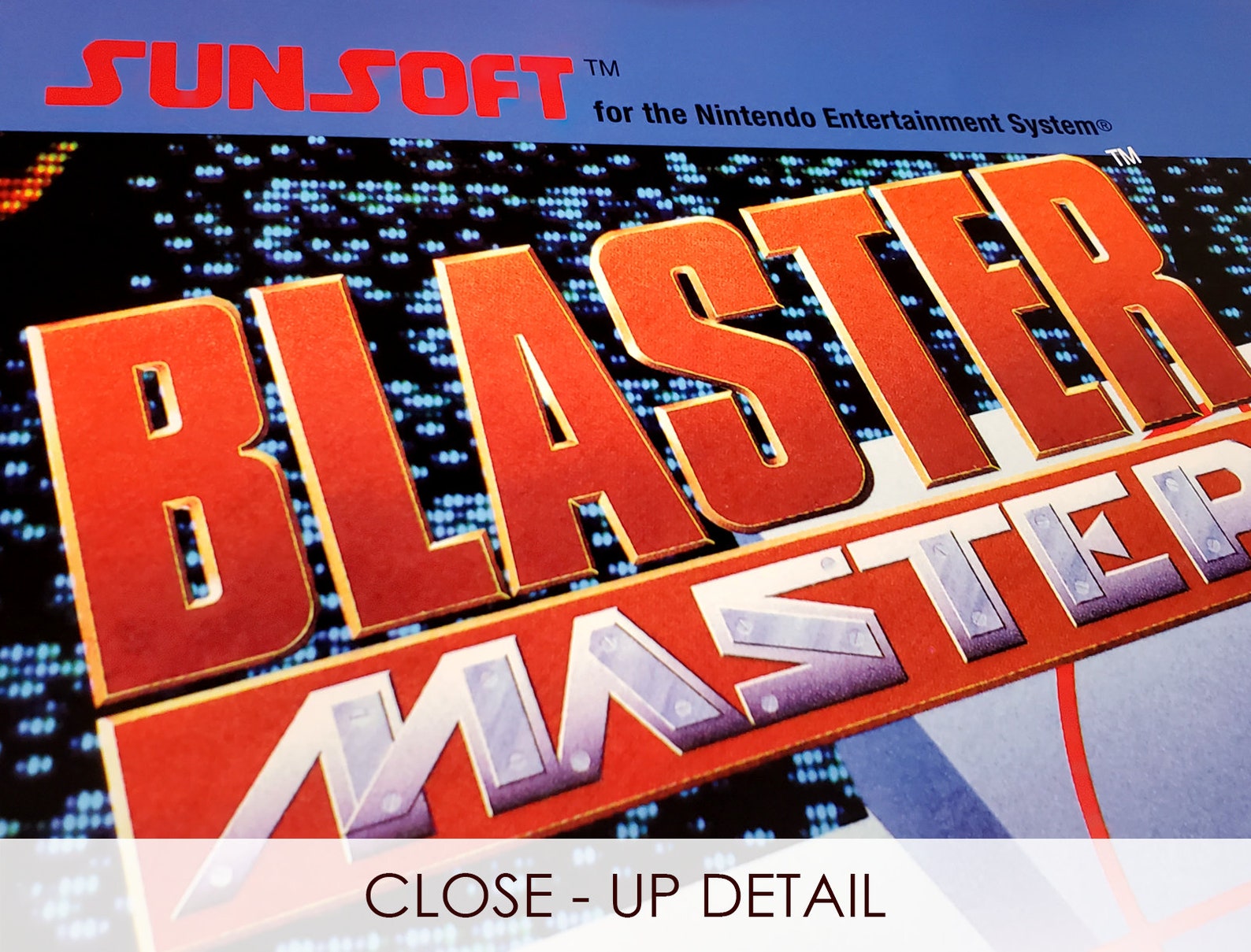 Blaster Master NES Poster Box Art Print Video Game 11 X 17 Restoration ...